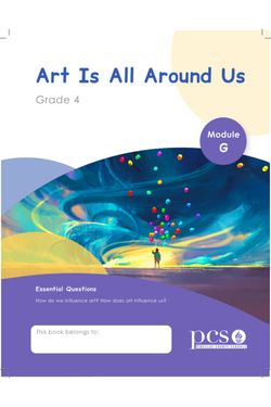 Book Creator | Module G Art Anthology