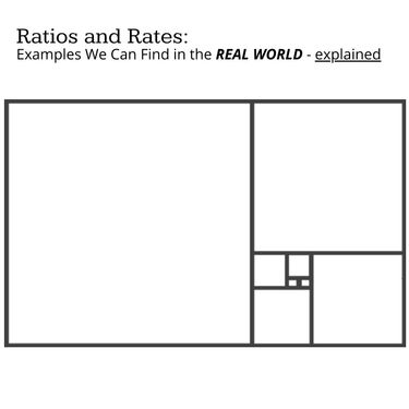 Book Creator | Ratios and Rates: Examples We Can Find in the REAL WORLD ...