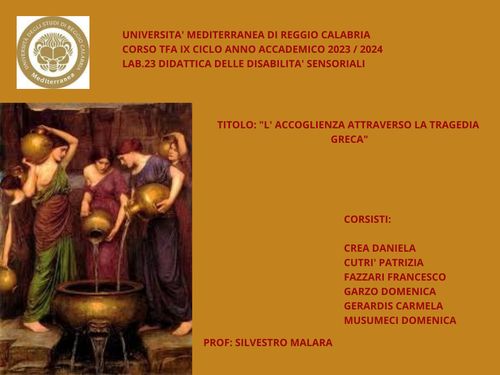 Book Creator | “L’accoglienza attraverso la tragedia greca”