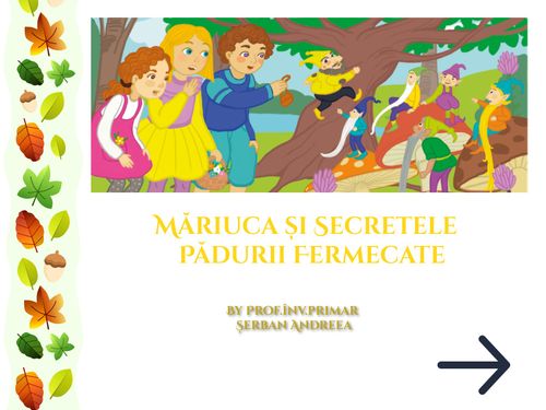 Book Creator | Măriuca și Secretele Pădurii Fermecate