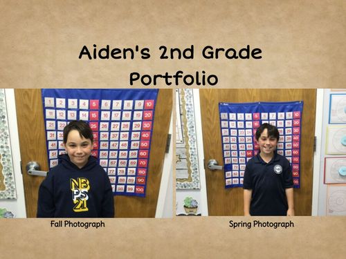 Book Creator | Aiden's 2nd Grade Portfolio Template