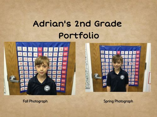 Book Creator | Adrian's 2nd Grade Portfolio Template