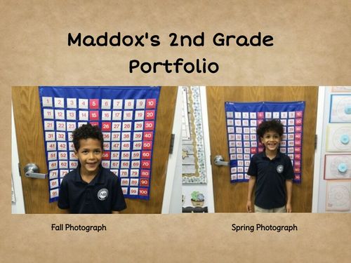 Book Creator | Maddox's 2nd Grade Portfolio Template