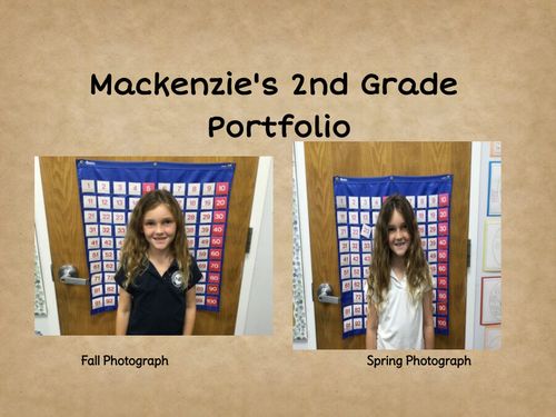 Book Creator | Mackenzie's 2nd Grade Portfolio Template