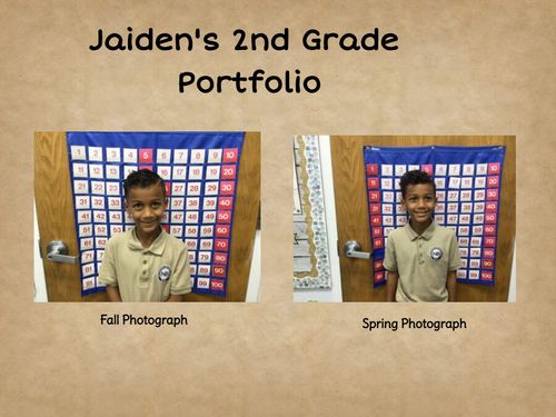 Book Creator | Jaiden's 2nd Grade Portfolio Template