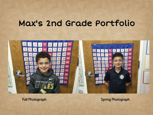 Book Creator | Max's 2nd Grade Portfolio Template
