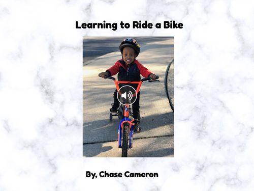 Book Creator | Learning to Ride a Bike
