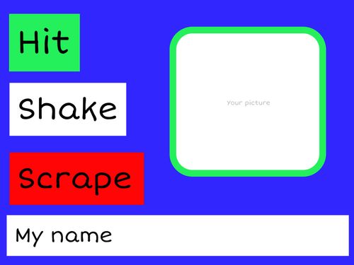 Book Creator | Hit Scrape or Shake Rhythm Instruments