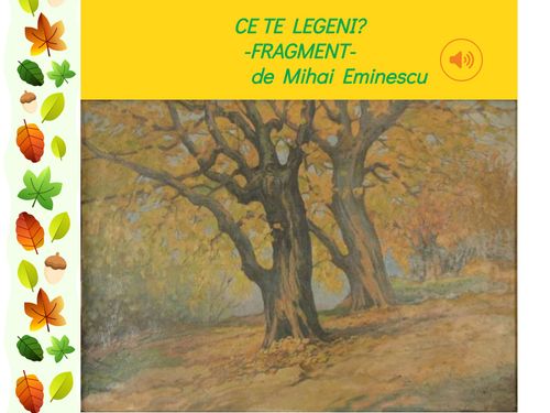 Book Creator | Ce te legeni? De Mihai Eminescu
