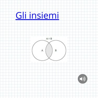 Book Creator | Gli insiemi