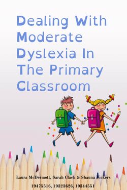 Book Creator | Dealing With Moderate Dyslexia in The Classroom