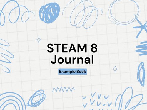 Book Creator | STEAM 8 Journal Example