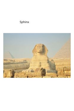 Book Creator | Facts about the spinx