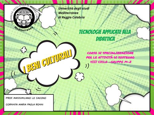 Book Creator | I beni culturali