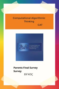 Book Creator | Computational Algorithmic Thinking-CAT