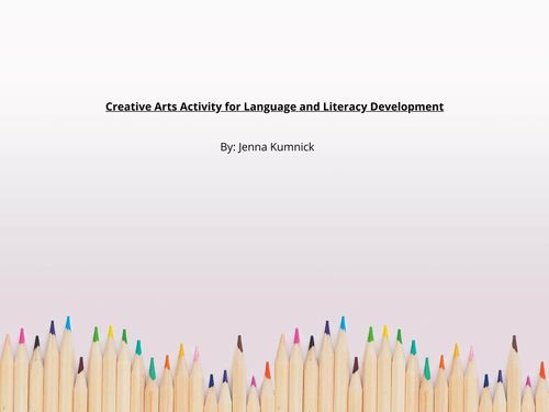 Book Creator | Creative Arts Activity for Language and Literacy Development