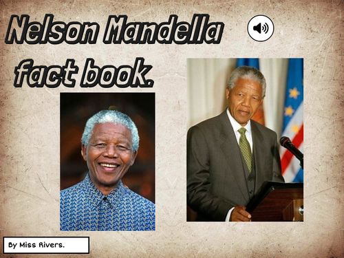 Book Creator | Nelson Mandella Facts book