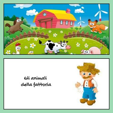Book Creator - Gli animali della fattoria