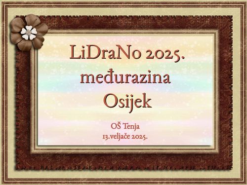 Book Creator | LiDraNo 2025 OŠ Tenja