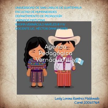 Book Creator | Agenda Pedagógica Idioma Vernáculo