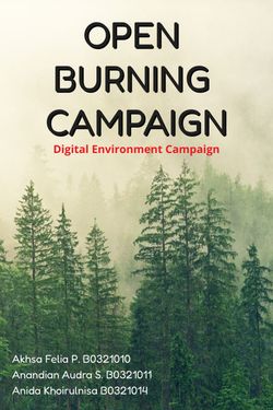 Book Creator | Environmental Campaign Portfolio