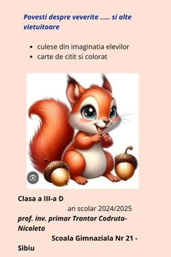 Book Creator | Povesti ale copiilor despre veverite si alte vietuitoare