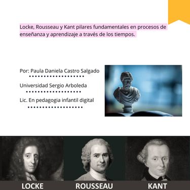 Book Creator | Locke, Rousseau y Kant pilares fundamentales en procesos ...