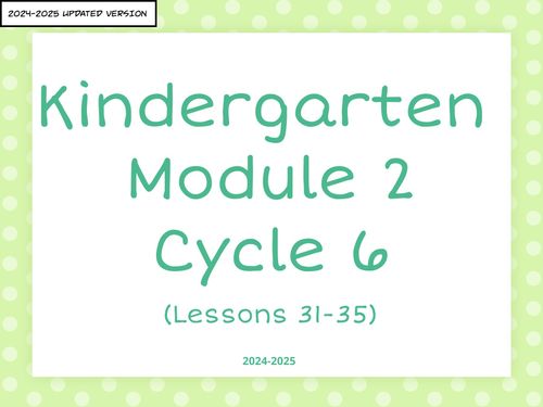 Book Creator | K Module 2 Cycle 6