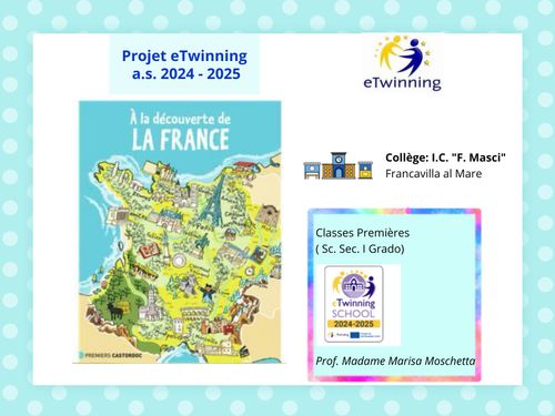 Book Creator | "A' la découverte de la France" - eTwinning