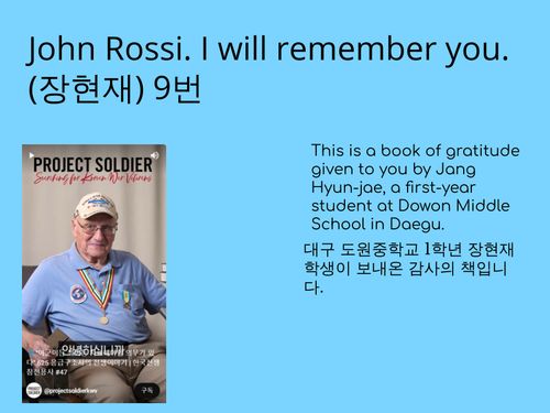 Book Creator | John Rossi I will remember you