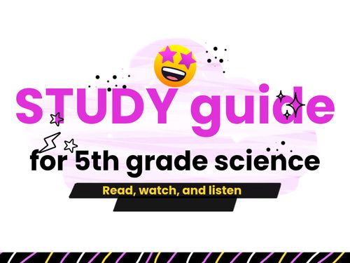 Book Creator | 5th Grade Science Study Guide