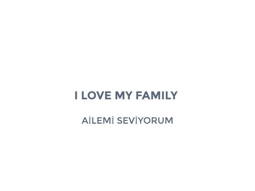 Book Creator | I LOVE MY FAMILY