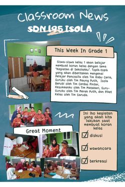 Book Creator | Koran Kelas 1 SDN 195 Isola