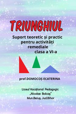 Book Creator | Triunghiul