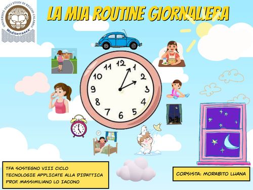 Book Creator | La mia routine giornaliera