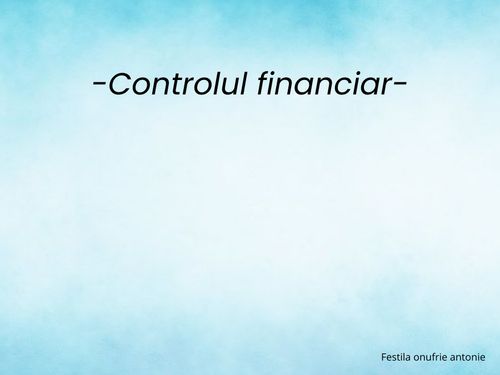 Book Creator | controlul financiar