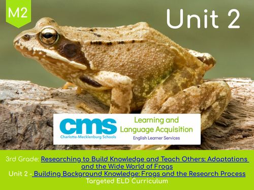 Book Creator | G3 M2 Unit 2 Targeted ELD Lessons