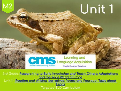 Book Creator | G3 M2 Unit 1 Targeted ELD Lessons