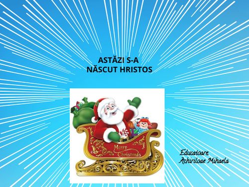 Book Creator | ASTAZI S-A NASCUT HRISTOS