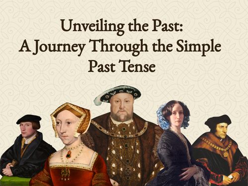 Book Creator | Unveiling the Past: A Journey Through the Simple Past Tense