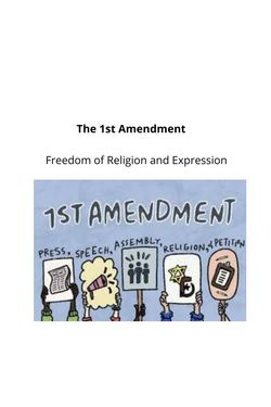 Book Creator | The 1st Amendment