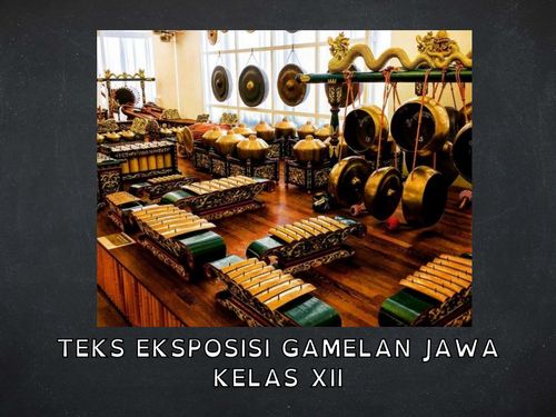 Book Creator | Teks Eksposisi Gamelan Jawa