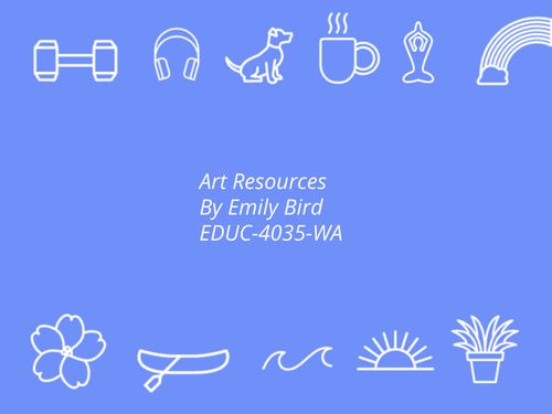 Book Creator | Art Resources, EDUC-4035-WA