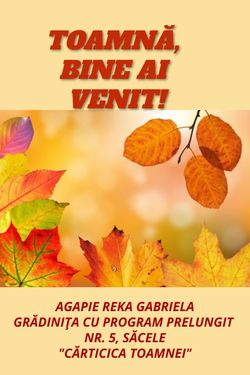 Book Creator | TOAMNA, BINE AI VENIT! - CARTICICA TOAMNEI
