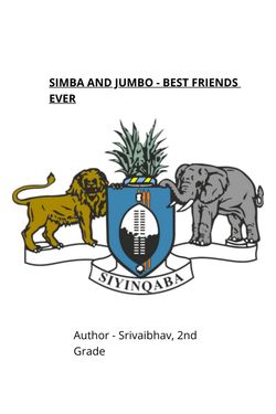 Book Creator | Simba and Jumbo - Best Friends Ever
