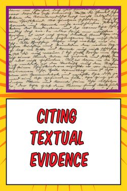 Book Creator | Citing contextual evidence