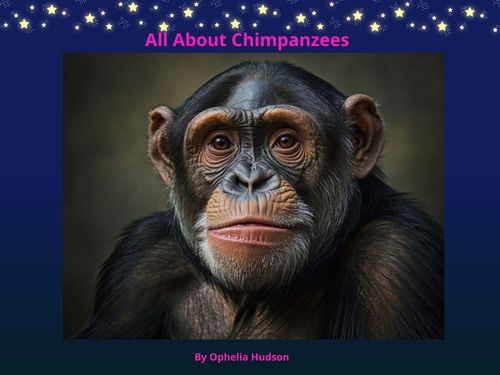 Book Creator | All About Chimpanzees