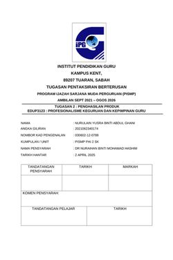 Book Creator | TUGASAN 2_PENGHASILAN PRODUK EDUP3123