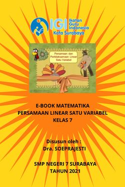 Book Creator | E-BOOK MATEMATIKA PERSAMAAN LINEAR SATU VARIABEL