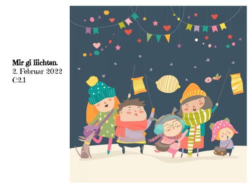 Book Creator | Liichtmëssdag 2022